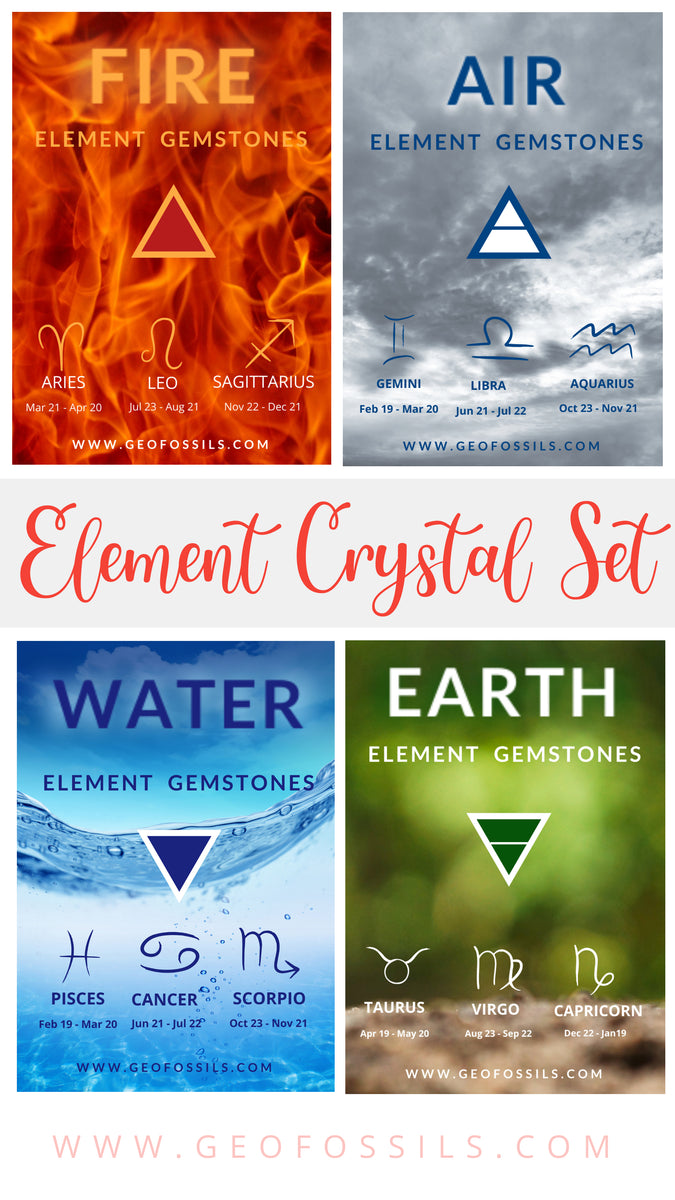 Element Gemstone Crystal Set – GeoFossils Wholesale